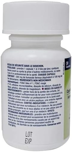 JAMP-FeR Iron 300 mg (Ferrous Fumarate), 30 count, – Med-X Pharmacy