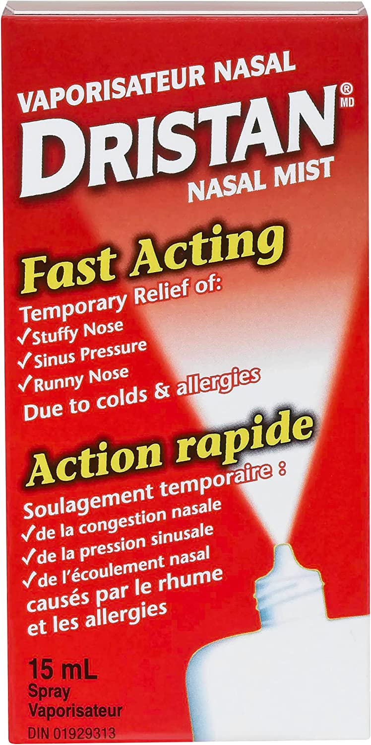 Dristan Nasal Mist Spray - Fast Acting (15mL) – Med-X Pharmacy